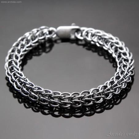 Silver armband herr sterling silver herr armband för män Full Persian