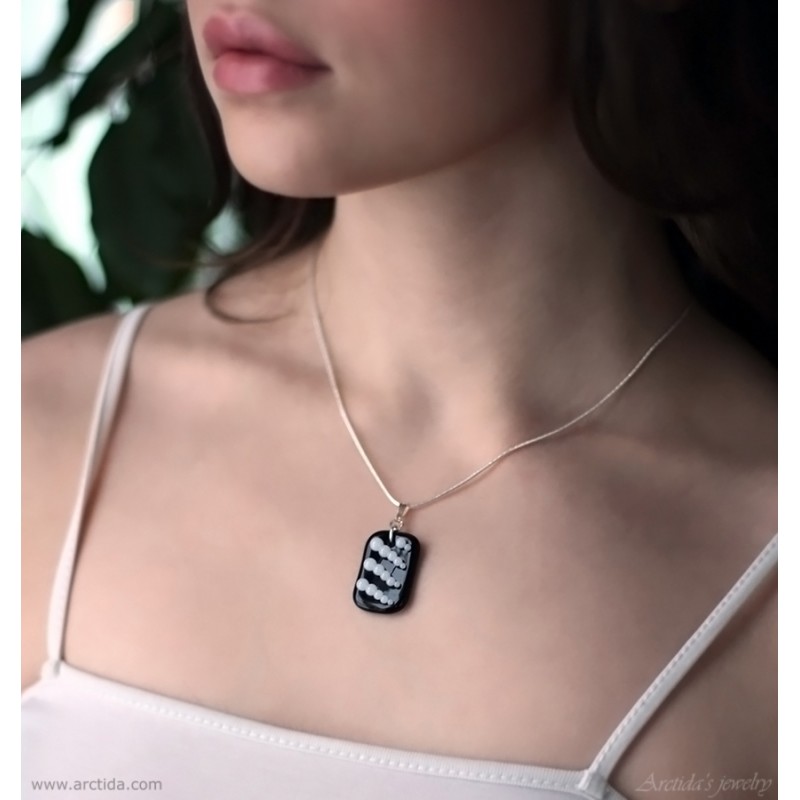 Legionella bacteria necklace for women Science Microbiology jewelry